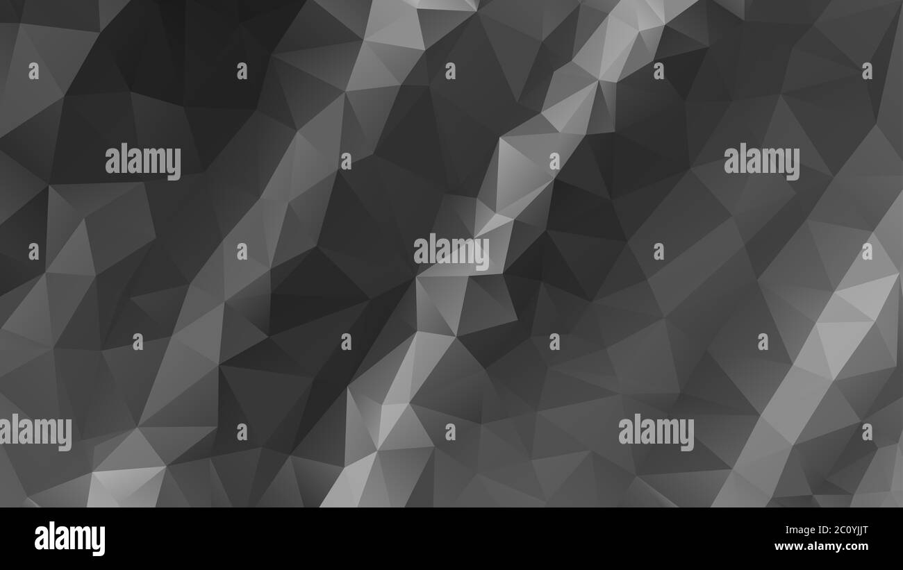 gray abstract background consisting of low poly triangles Stock Photo ...