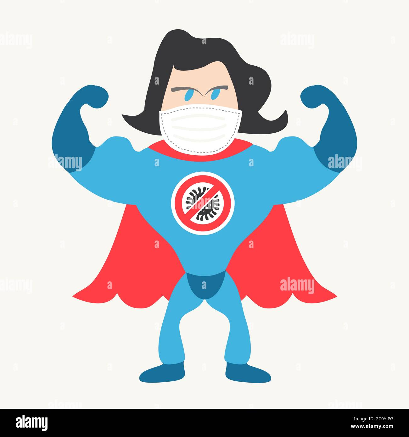 The masked superhero stays strong and healthy during the Covid-19 ...