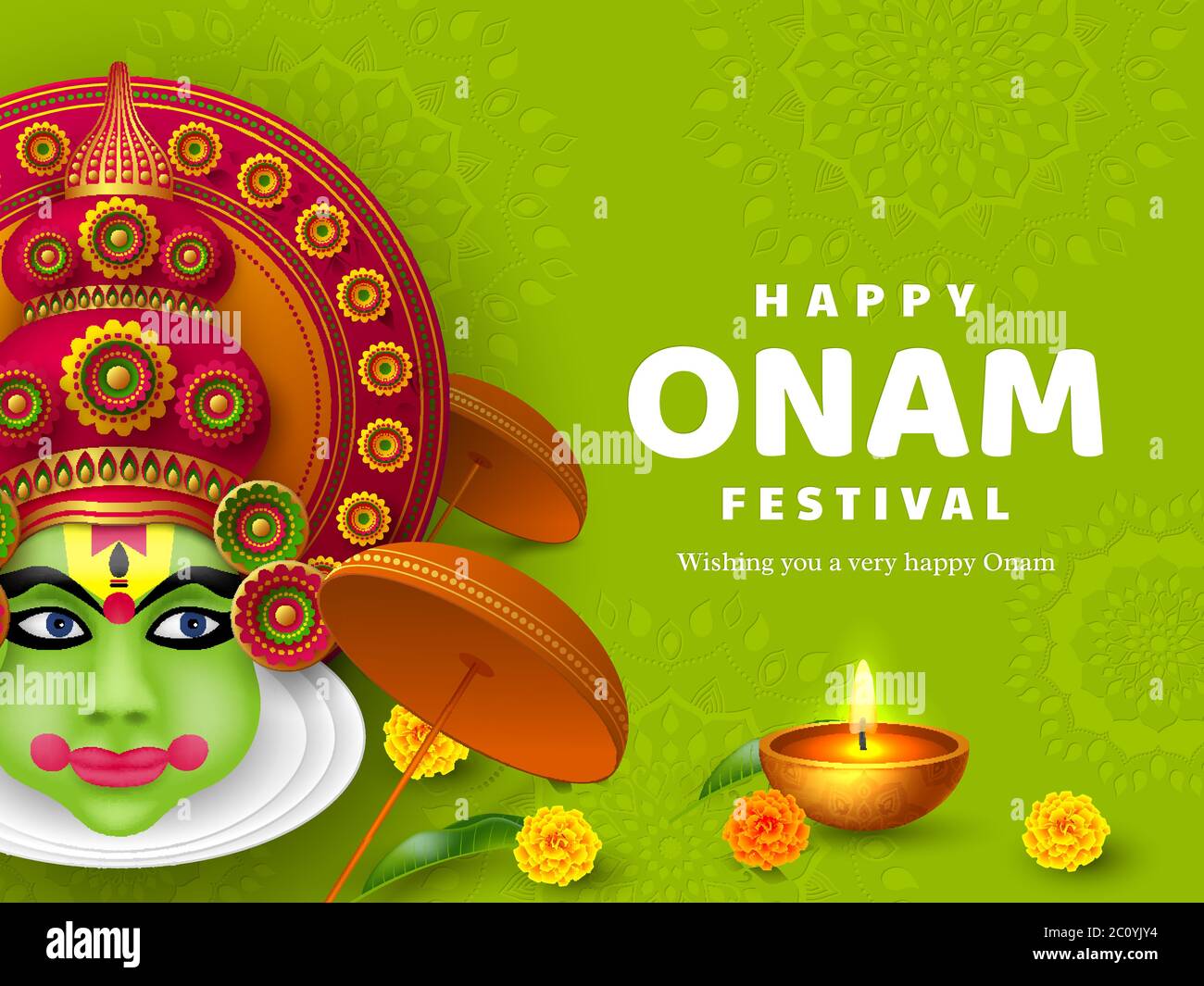 Onam festival background for South India Stock Vector Image & Art - Alamy
