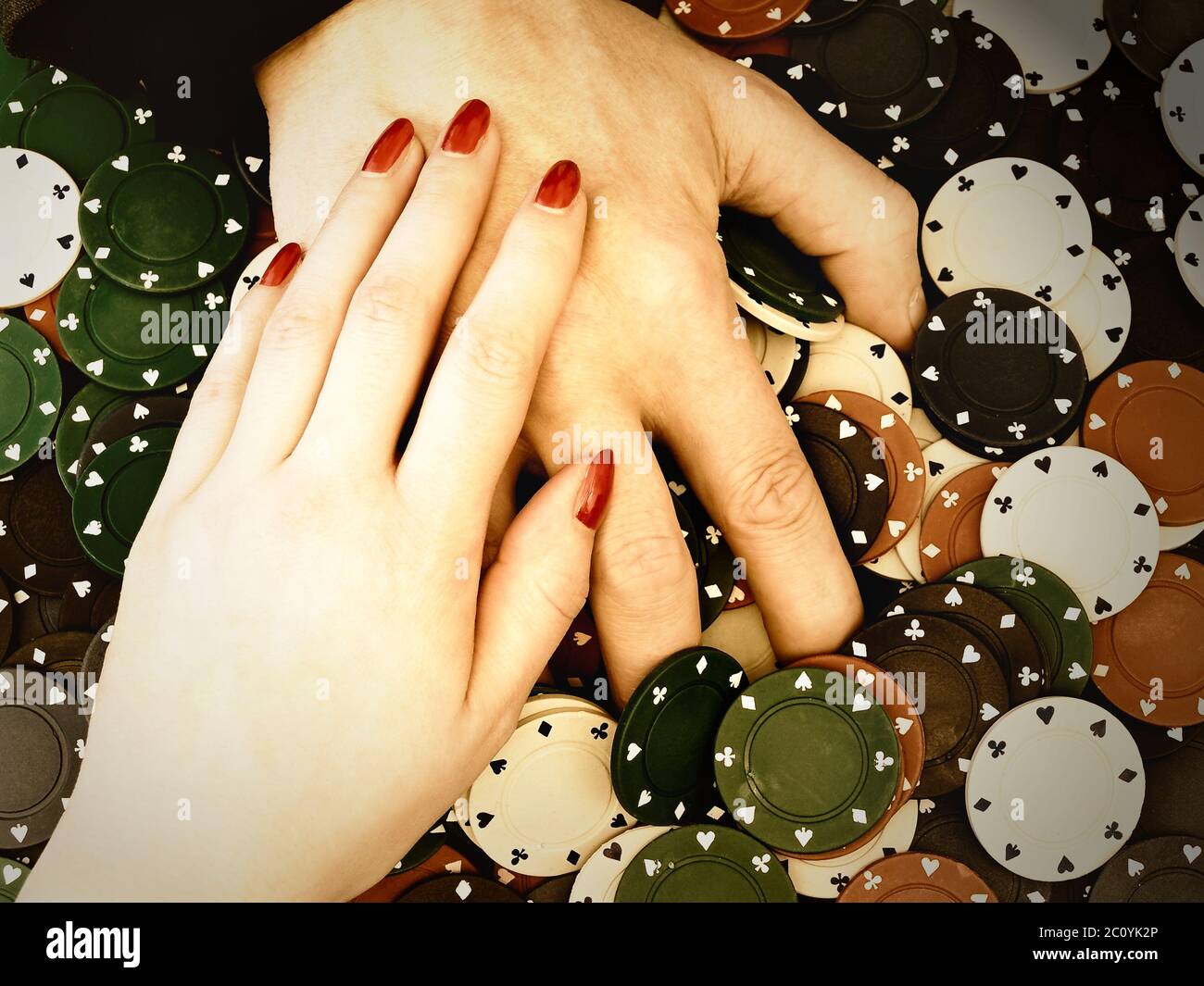 Woman won jackpot in hi-res stock photography and images - Alamy