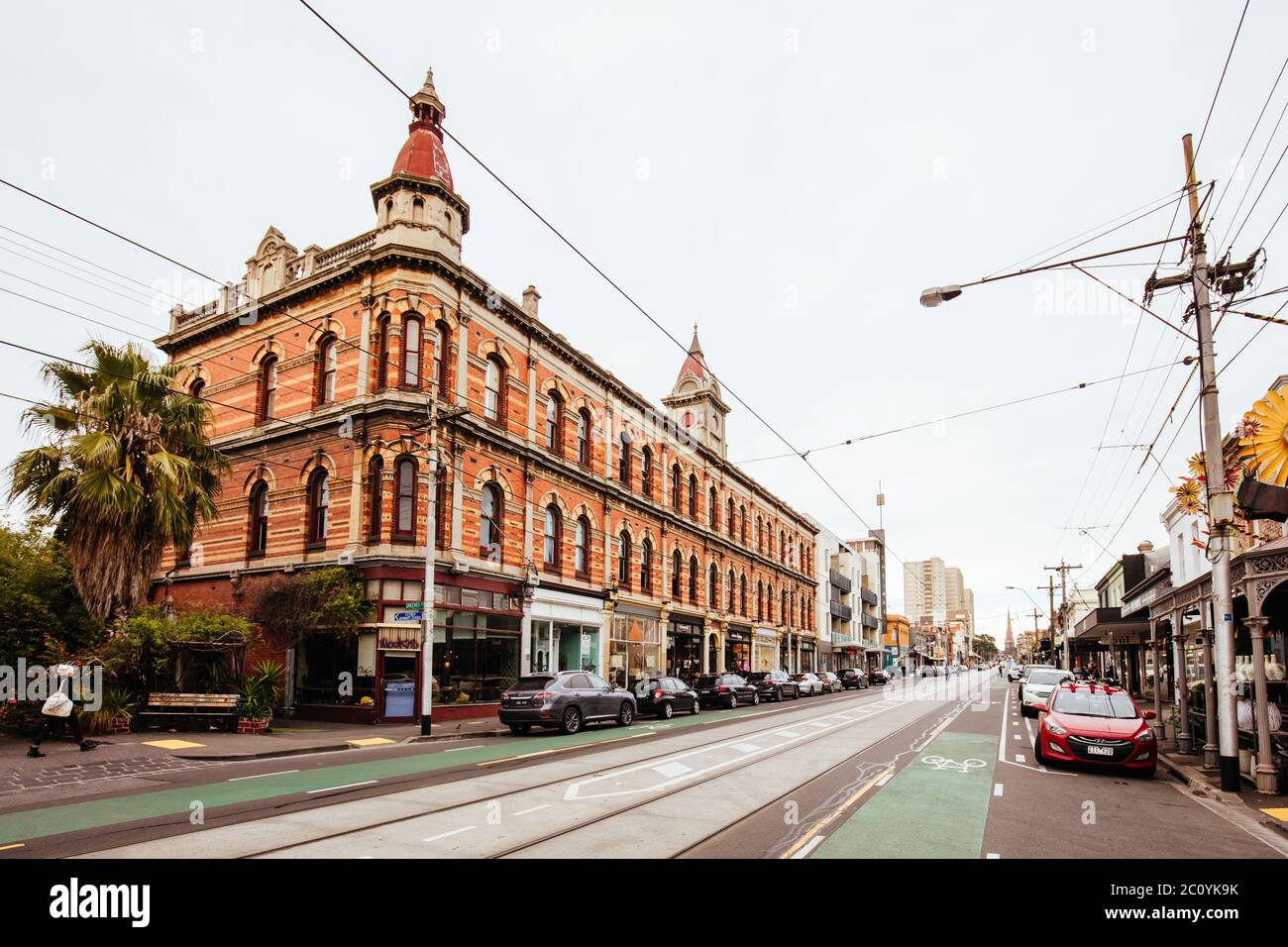 Brunswick St Architecture in Fitzroy Melbourne Australia Stock Photo ...