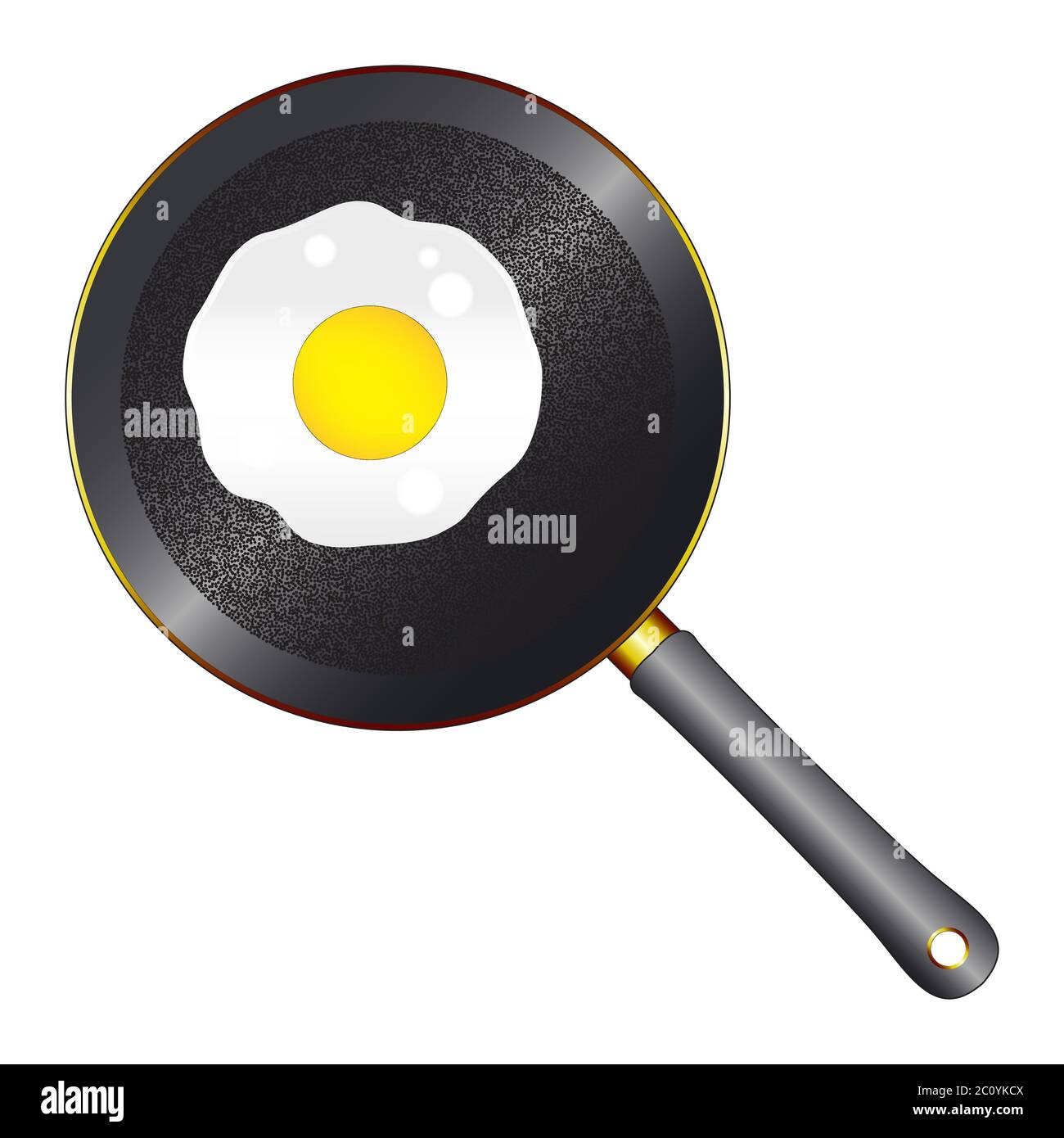 Cartoon frying pan Stock Vector Images - Alamy