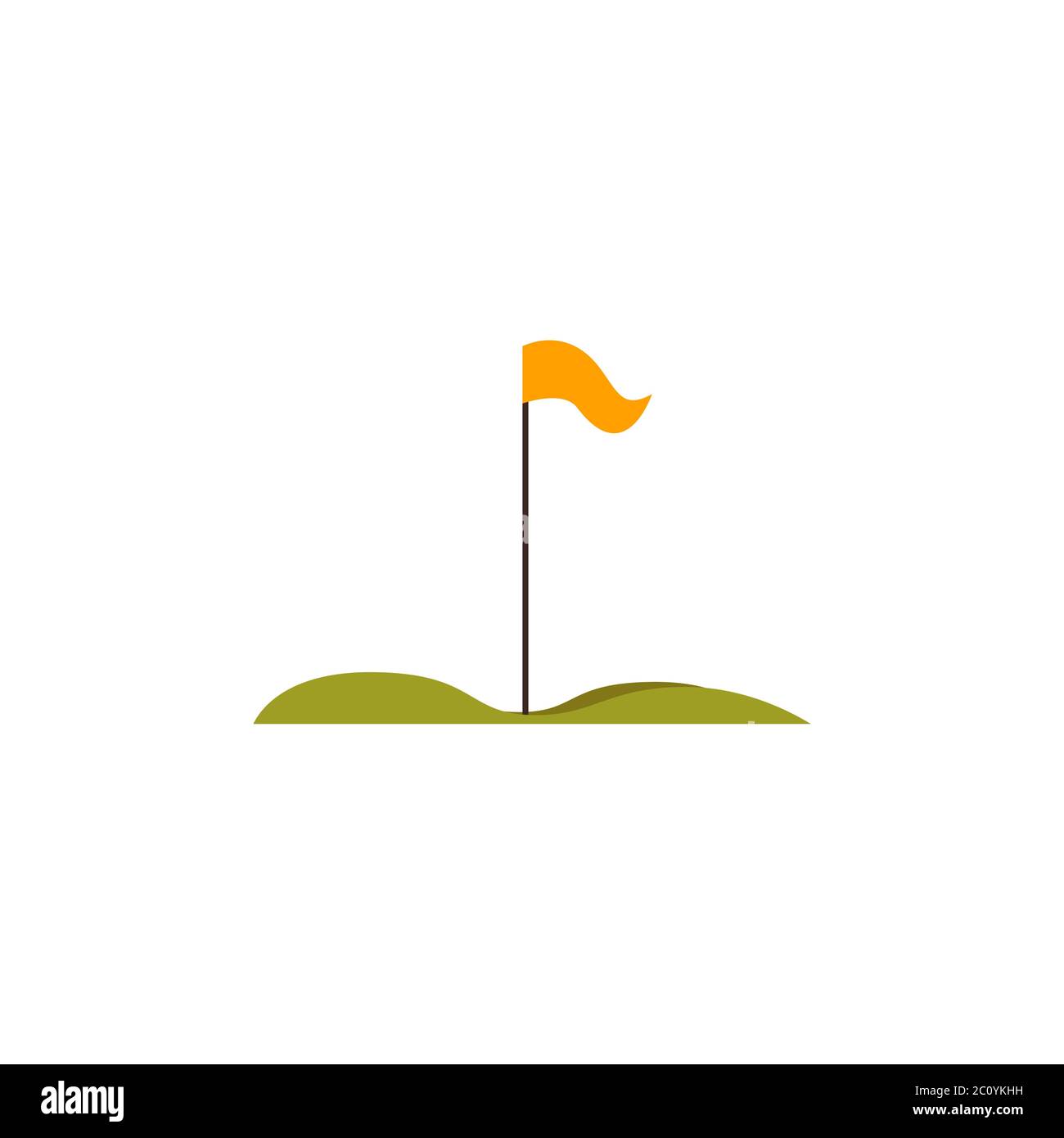 golf flag vector design template illustration Stock Vector Image & Art ...