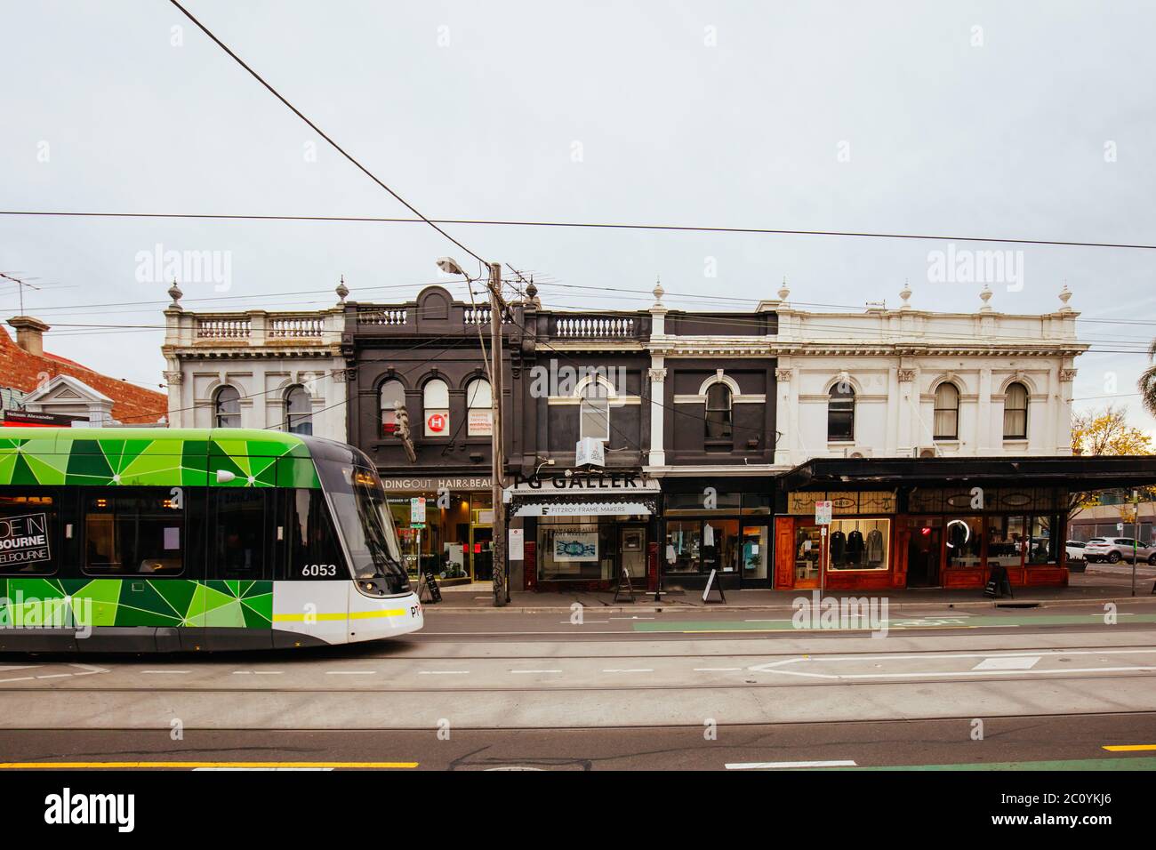 Brunswick St Architecture in Fitzroy Melbourne Australia Stock Photo ...