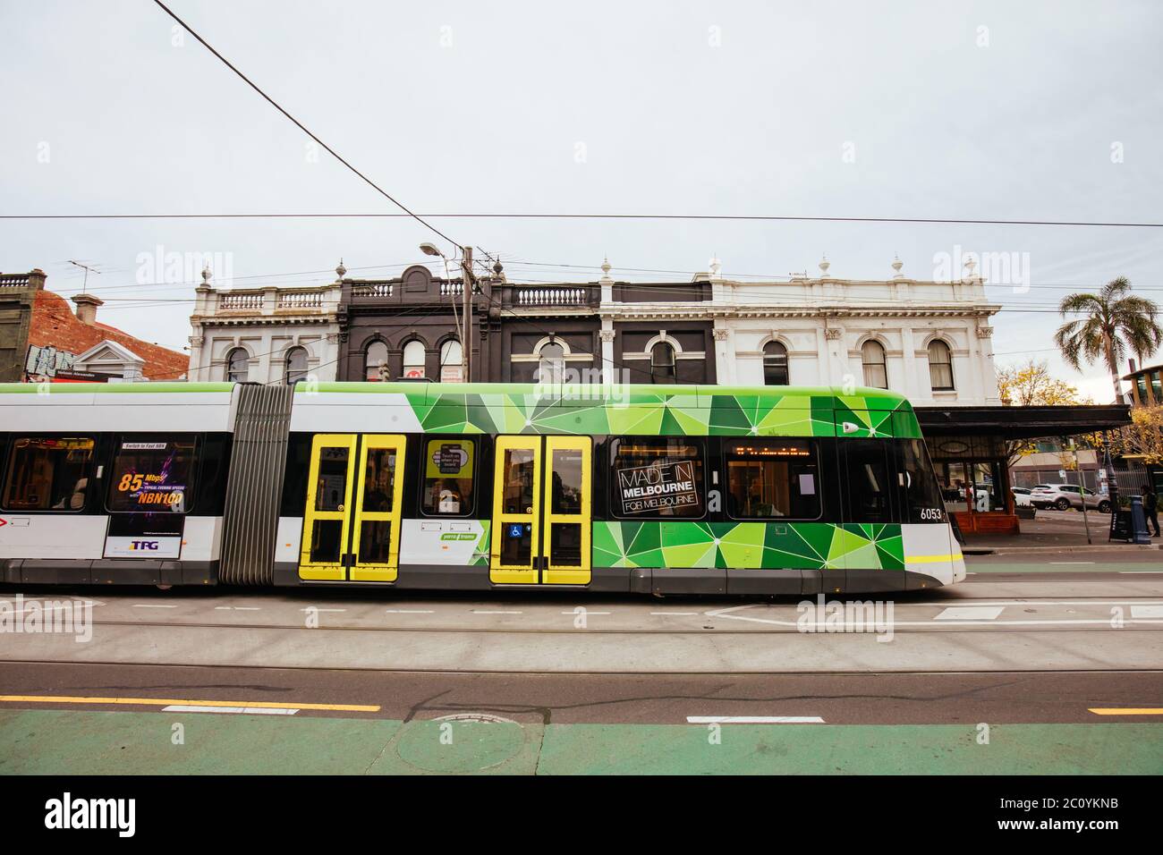 Brunswick St Architecture in Fitzroy Melbourne Australia Stock Photo ...