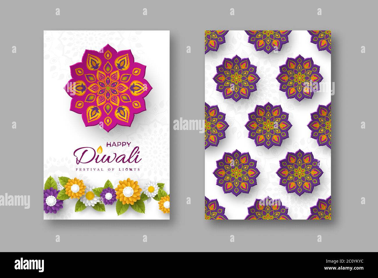 Diwali flower Stock Vector Images - Alamy