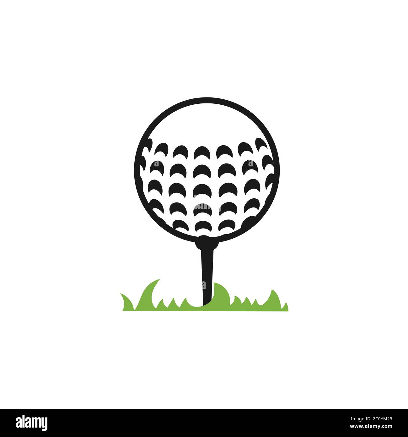 Golf Ball Vector Design Template Illustration Stock Vector Image And Art