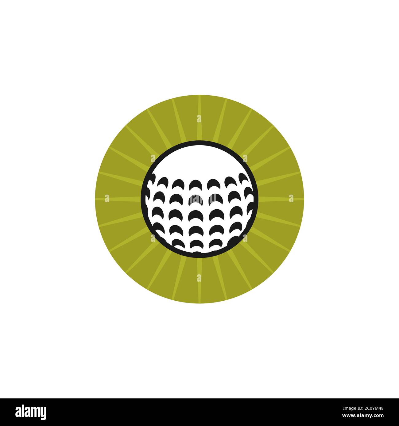 Golf Ball Vector Design Template Illustration Stock Vector Image And Art