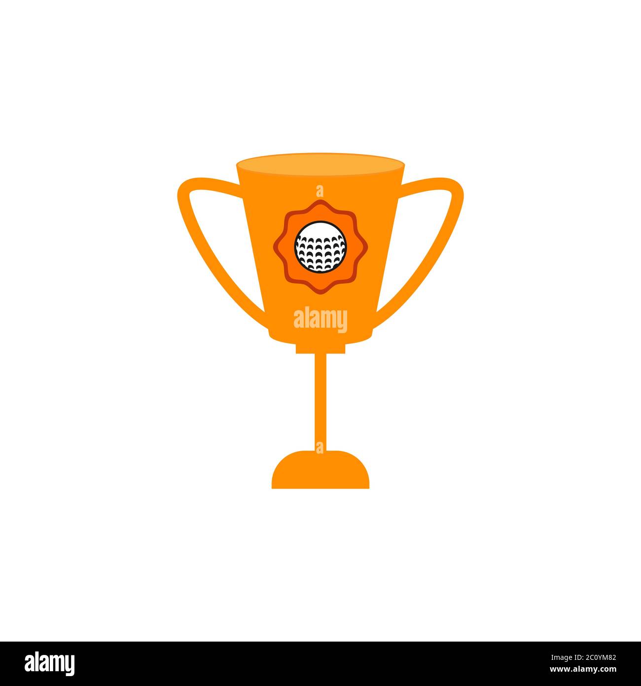golf trophy vector design template illustration Stock Vector Image ...