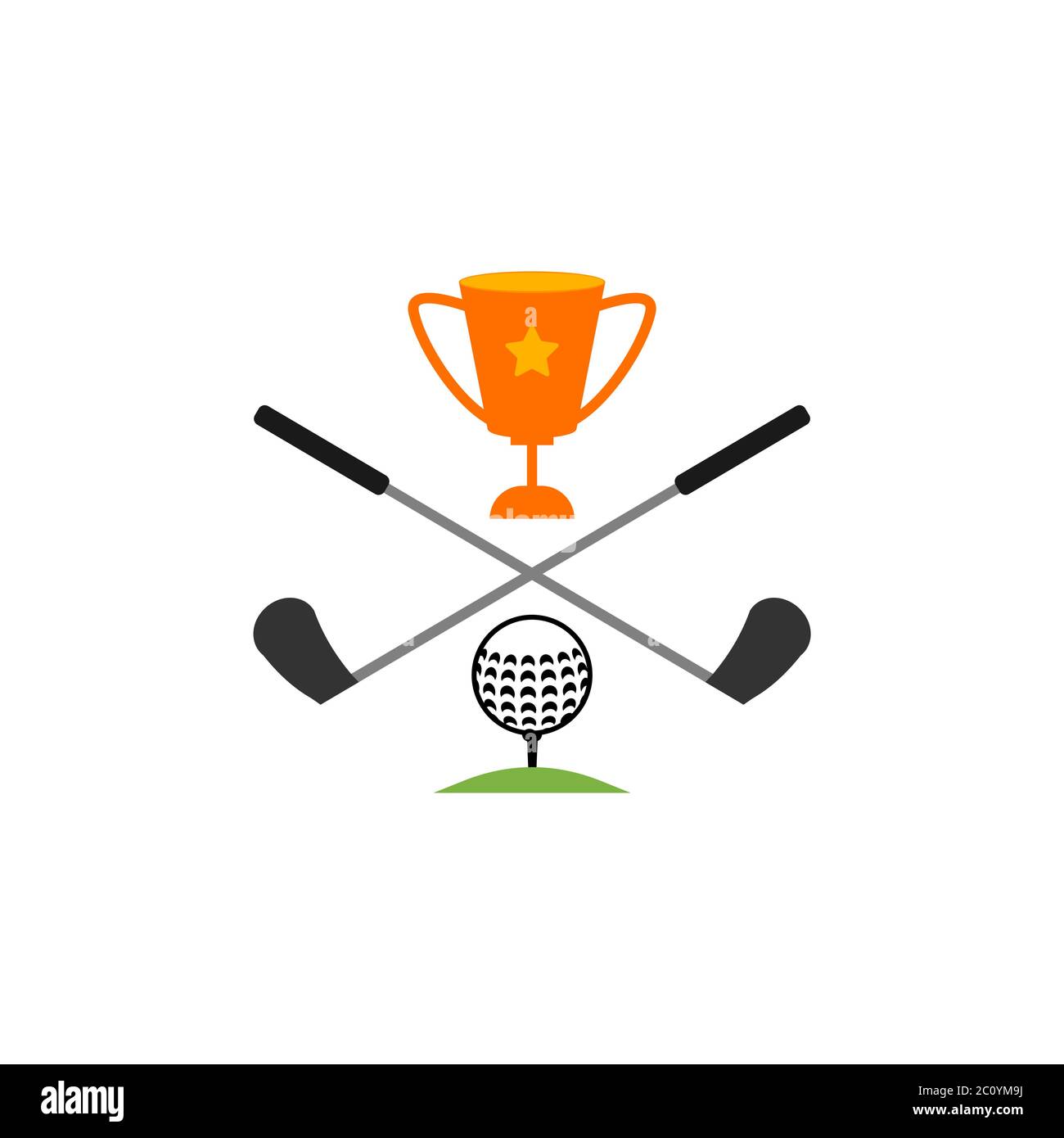 golf club vector design template illustration Stock Vector Image & Art ...