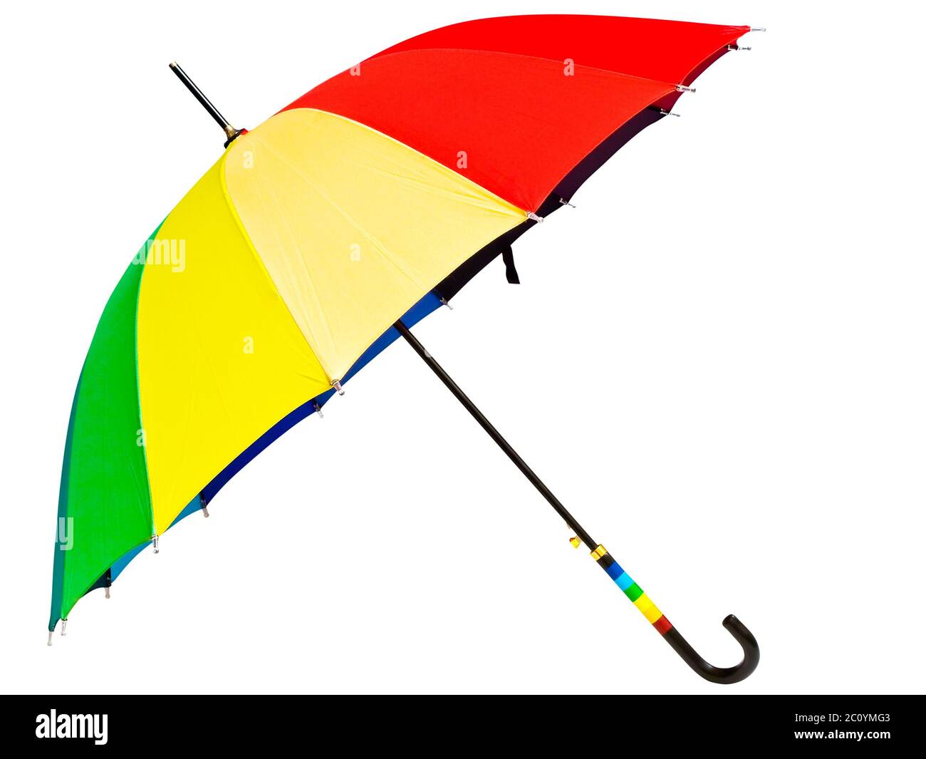 Umbrella rainbow colors Cut Out Stock Images & Pictures - Alamy