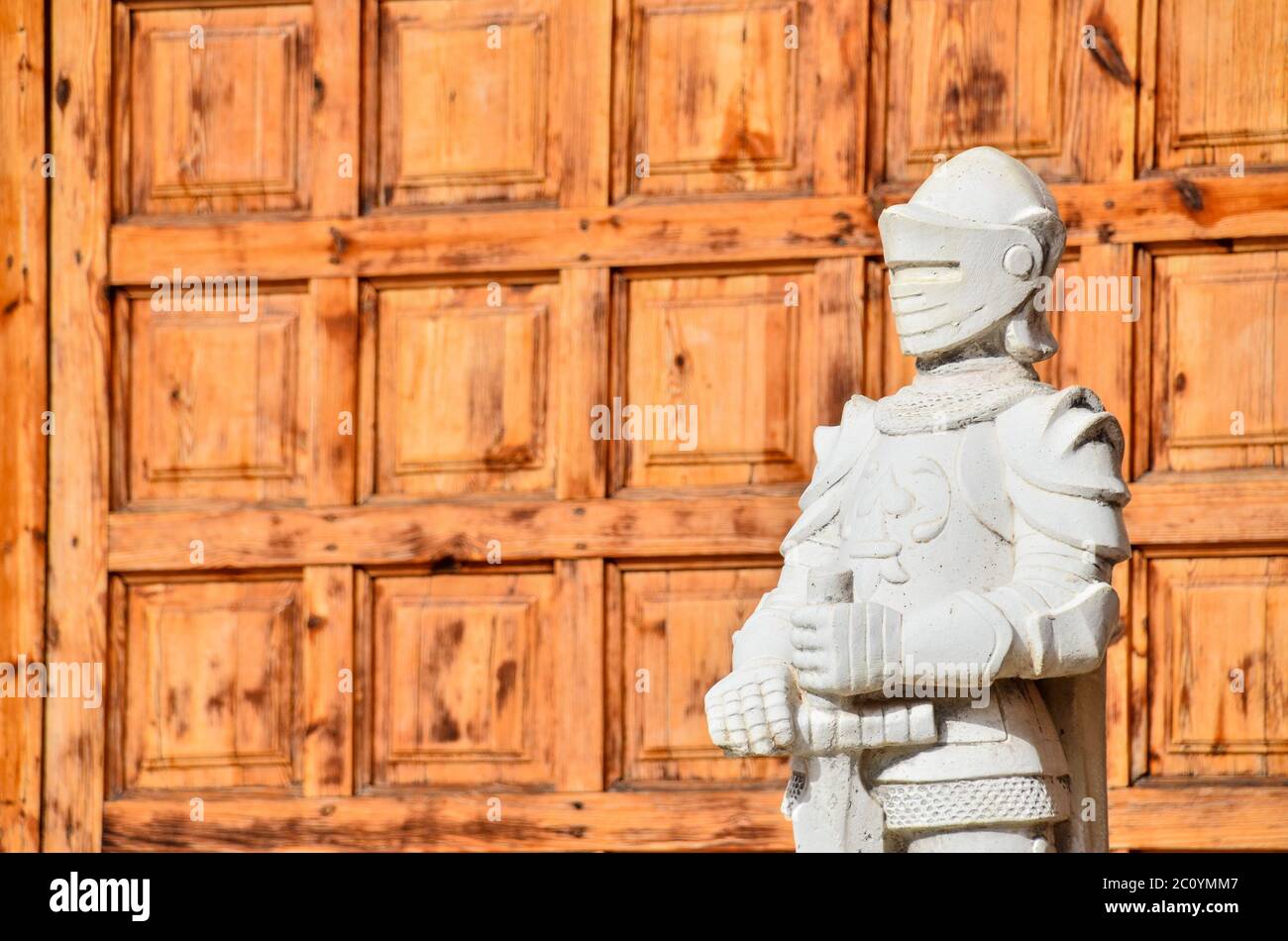 Statue of a Medieval Knight Stock Photo - Alamy