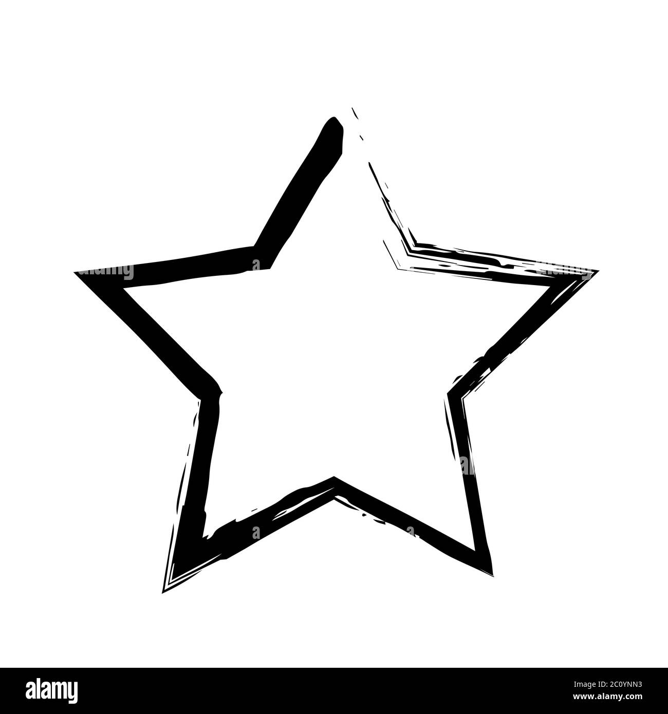 star patriot symbol grunge vector shape Stock Photo - Alamy