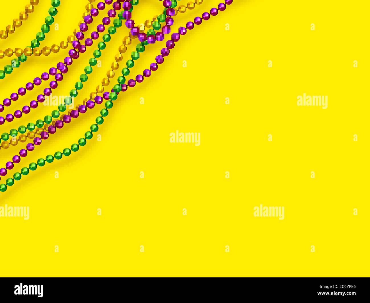 Mardi gras beads hi-res stock photography and images - Alamy