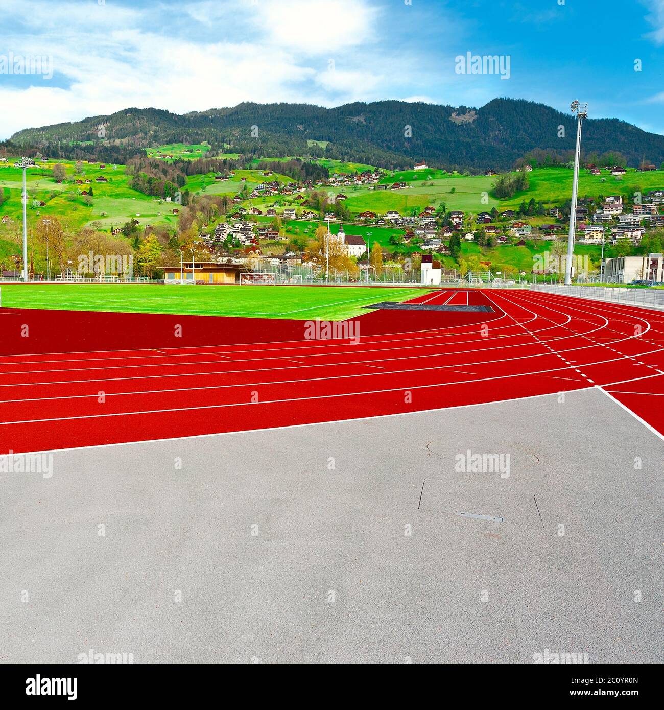 Race running tracks hi-res stock photography and images - Alamy