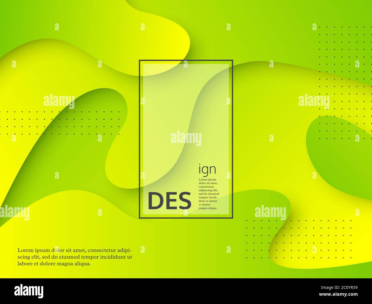 Design green and yellow Stock Vector Images - Alamy