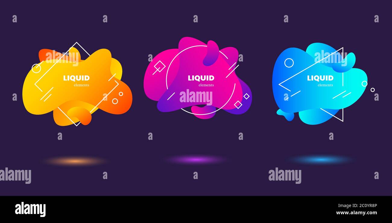 Liquid form Stock Vector Images - Alamy