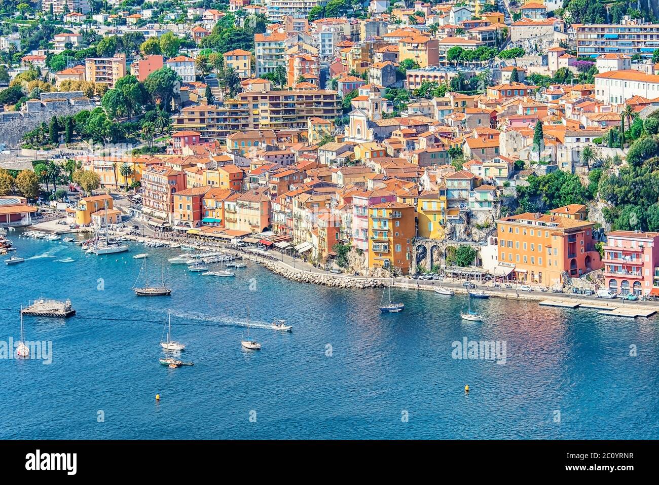 Villefranche sur mer bay hi-res stock photography and images - Alamy