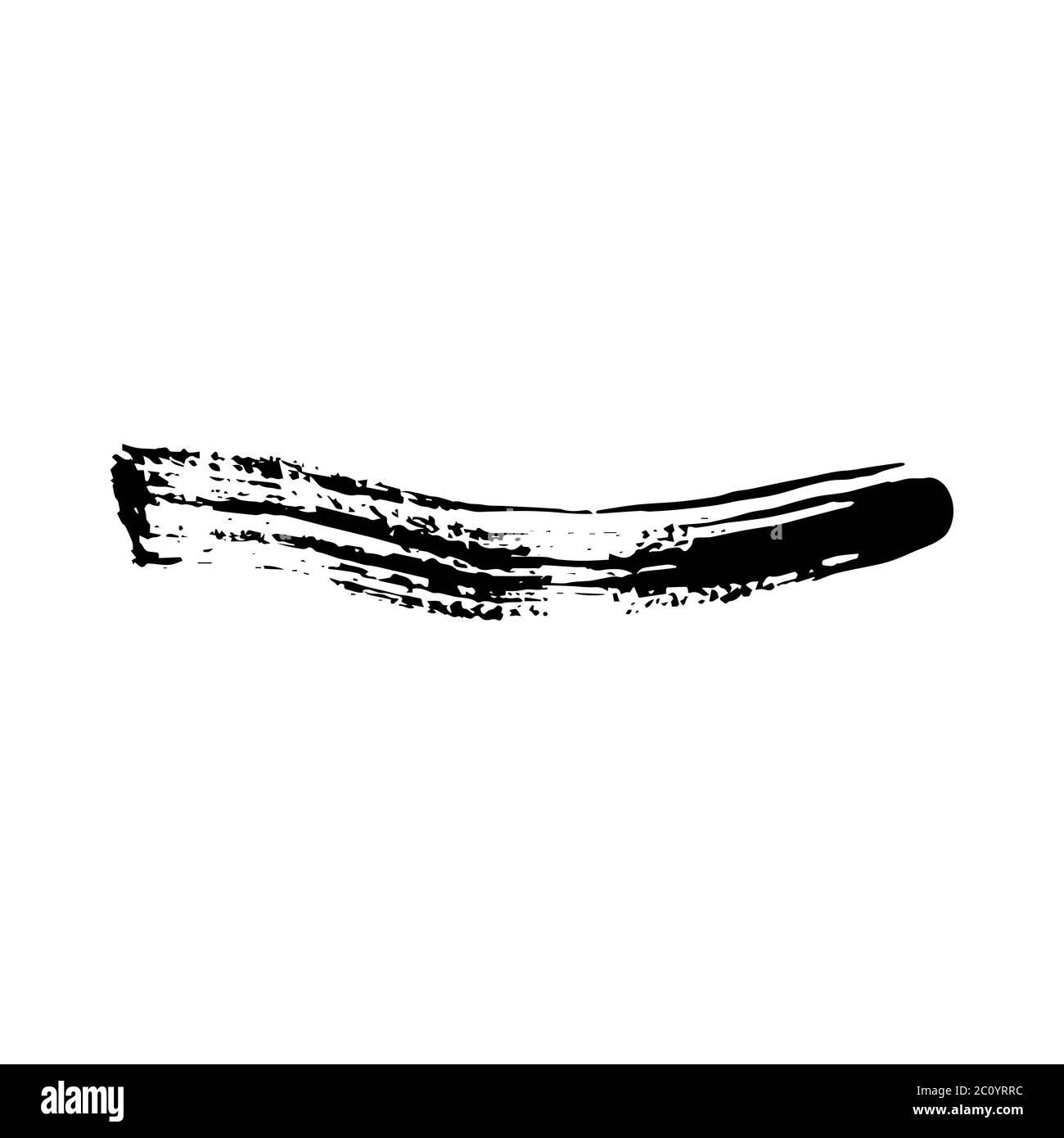 Brush Stroke Grunge Vector Textured Stock Photo - Alamy