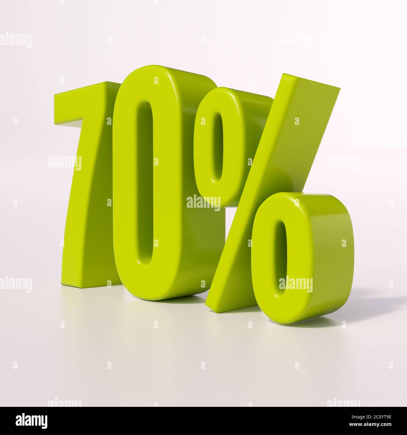 Percentage sign, 70 percent Stock Photo - Alamy