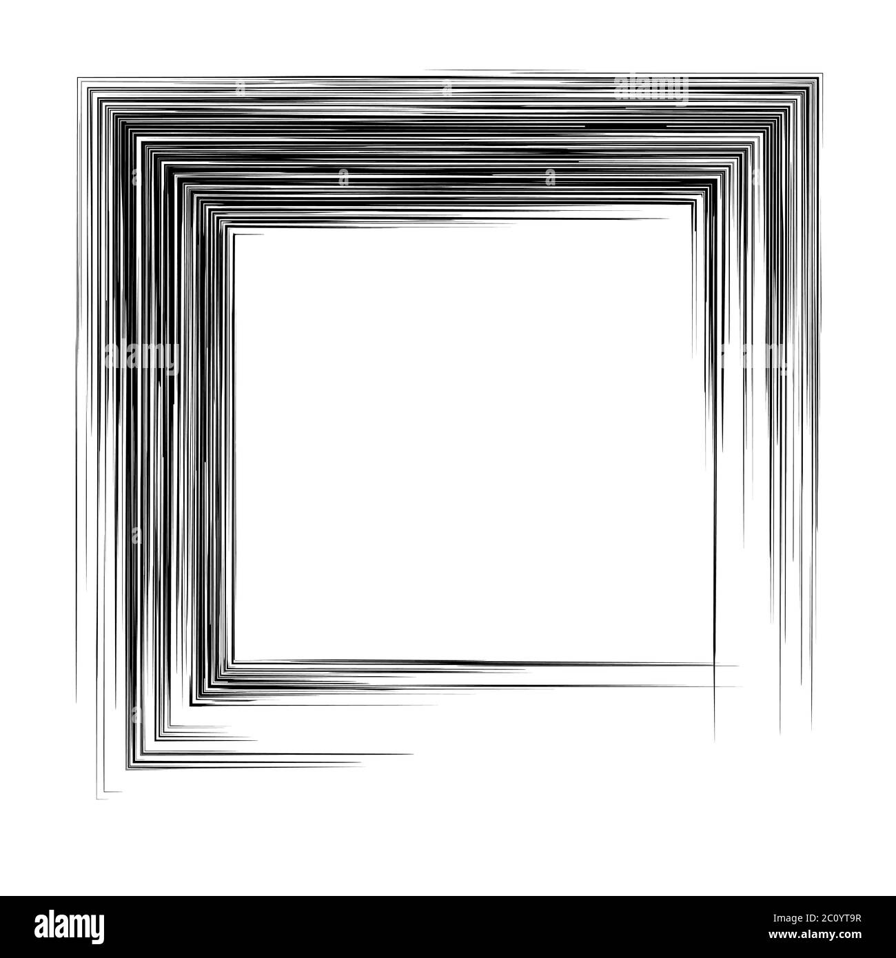 Square frame brush vector grunge paint watercolour ink Stock Photo - Alamy