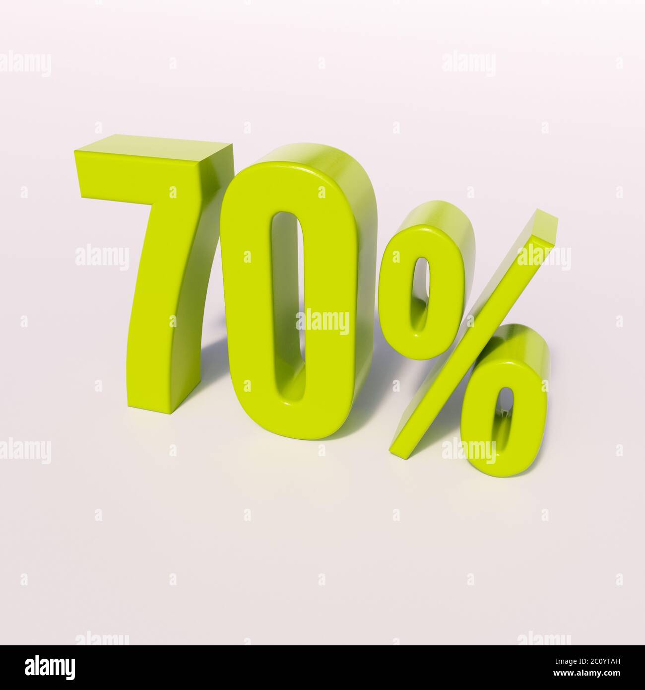 Percentage sign, 70 percent Stock Photo - Alamy