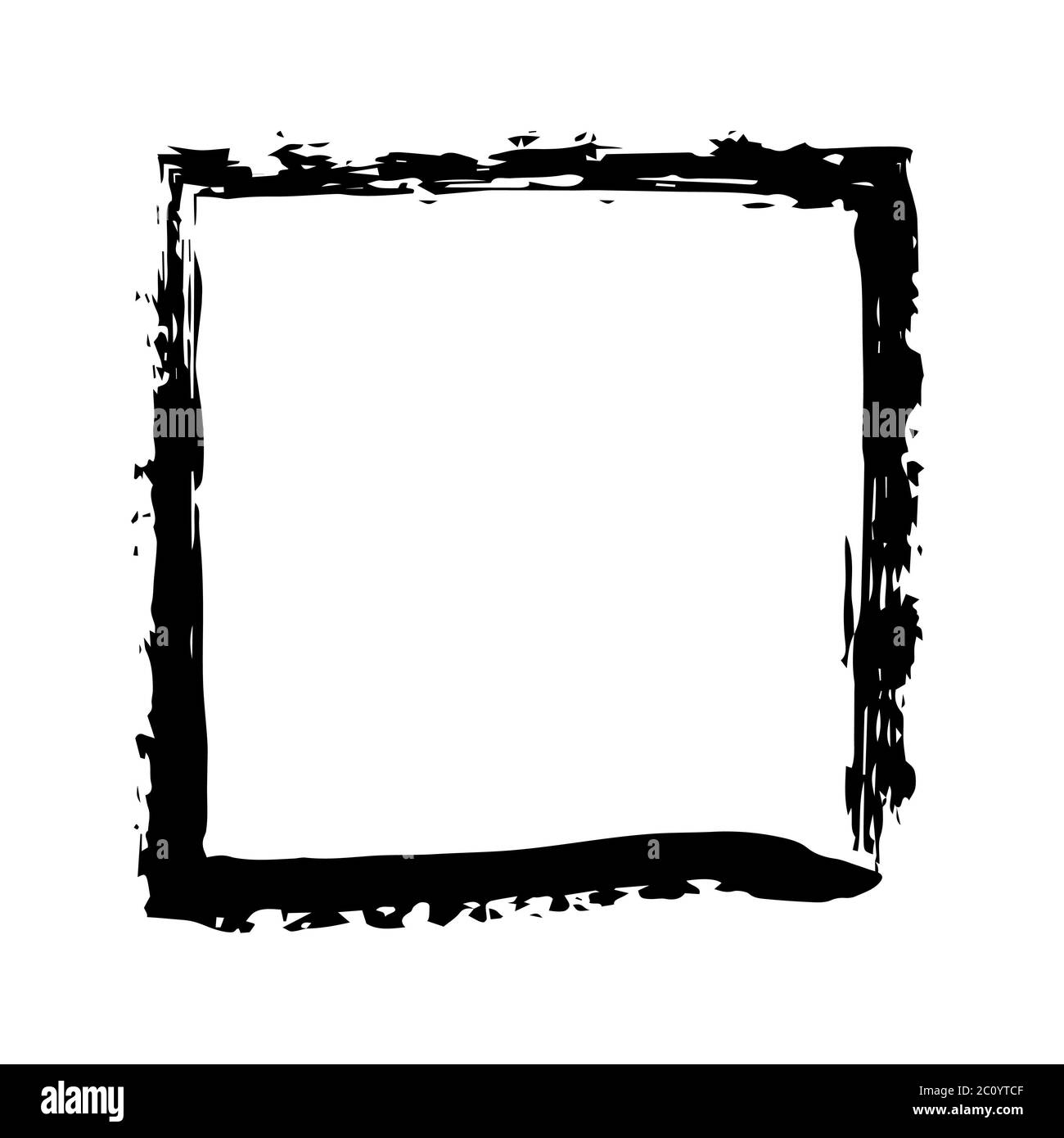 Rectangle frame line square Cut Out Stock Images & Pictures - Alamy