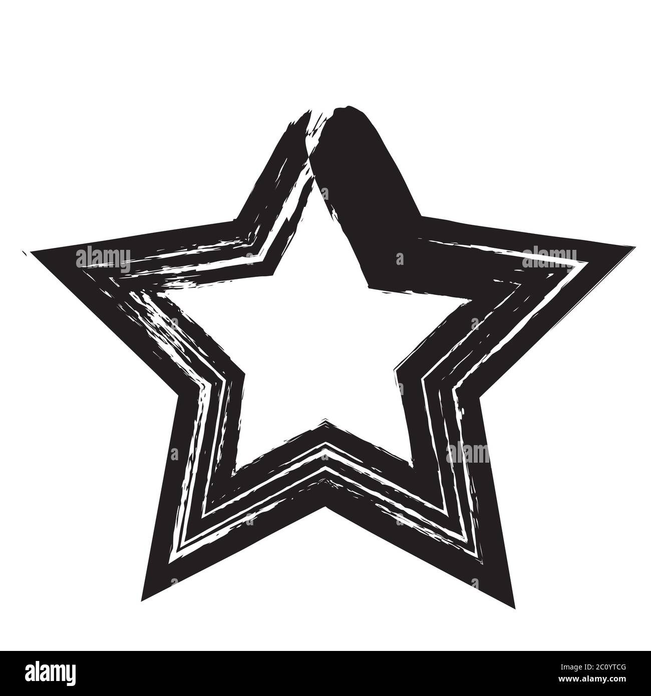 star patriot symbol grunge vector shape Stock Photo - Alamy