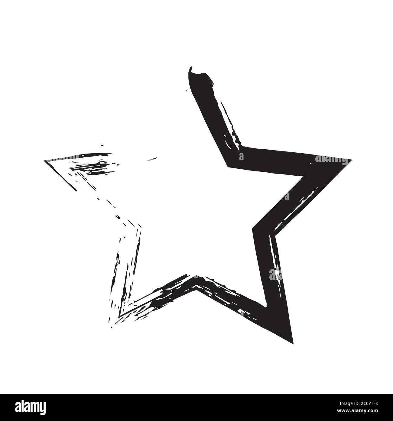 star patriot symbol grunge vector shape Stock Photo - Alamy