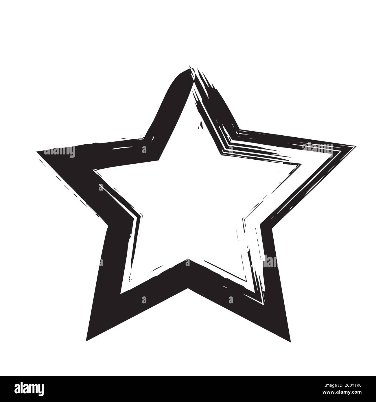 star patriot symbol grunge vector shape Stock Photo - Alamy