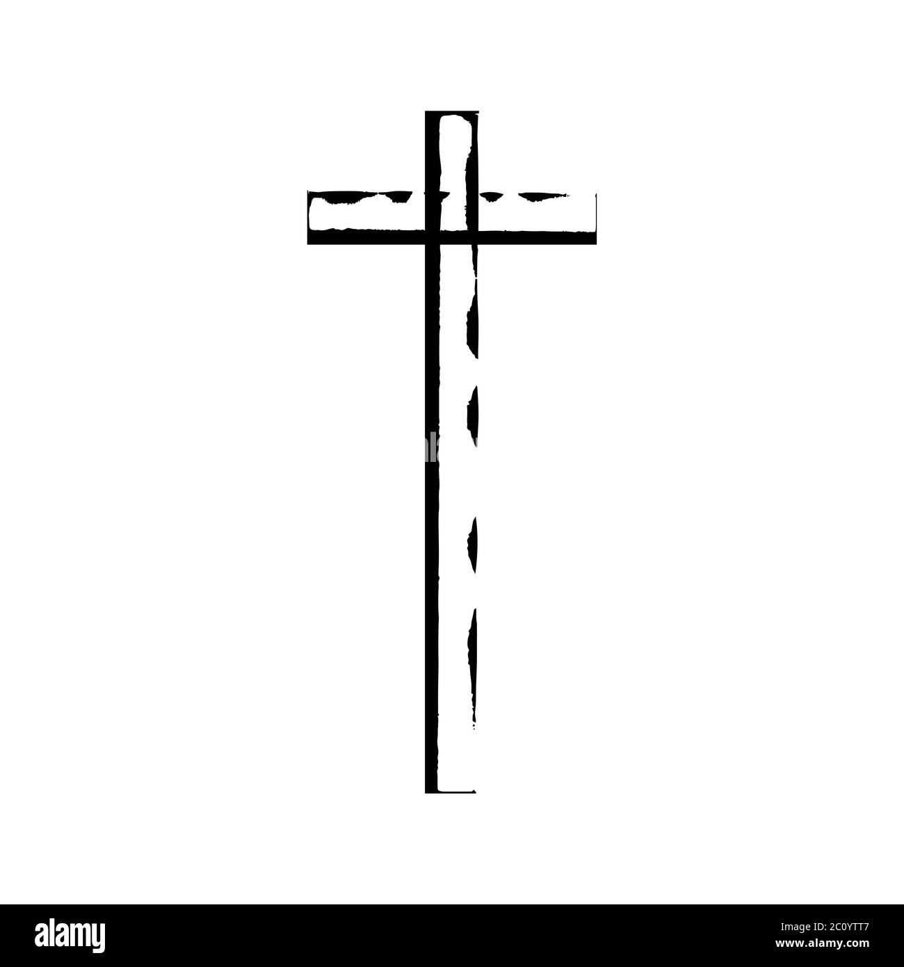 Cross Black And White