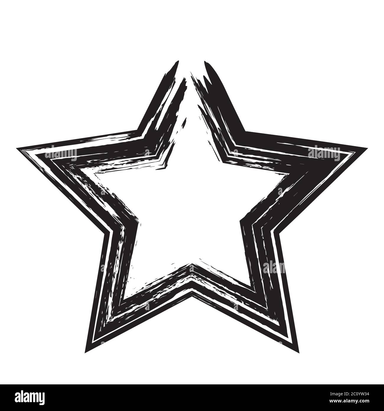 star patriot symbol grunge vector shape Stock Photo - Alamy