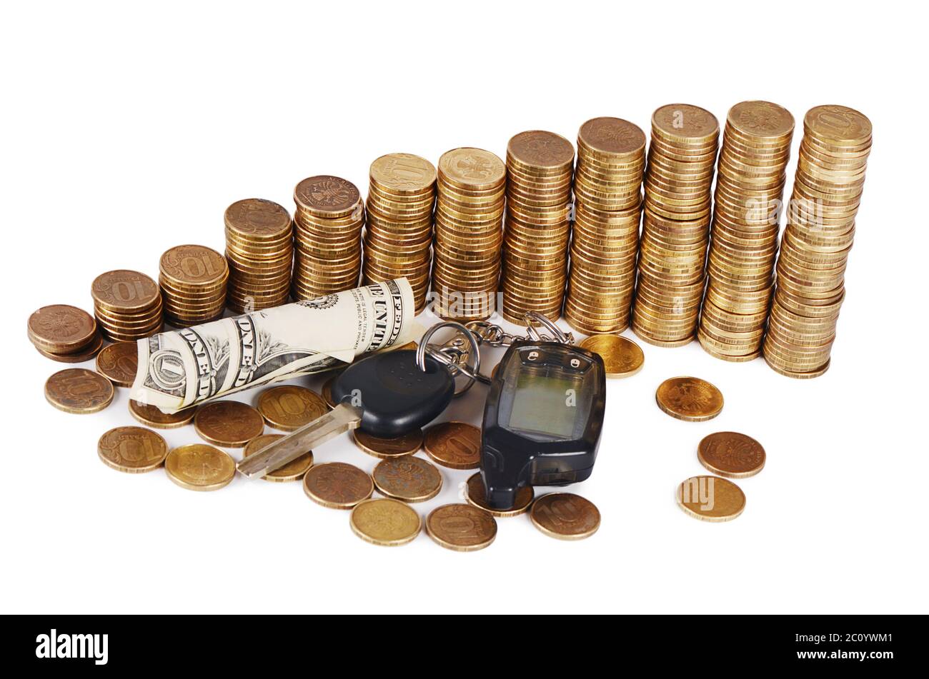 Gold column Cut Out Stock Images & Pictures - Alamy