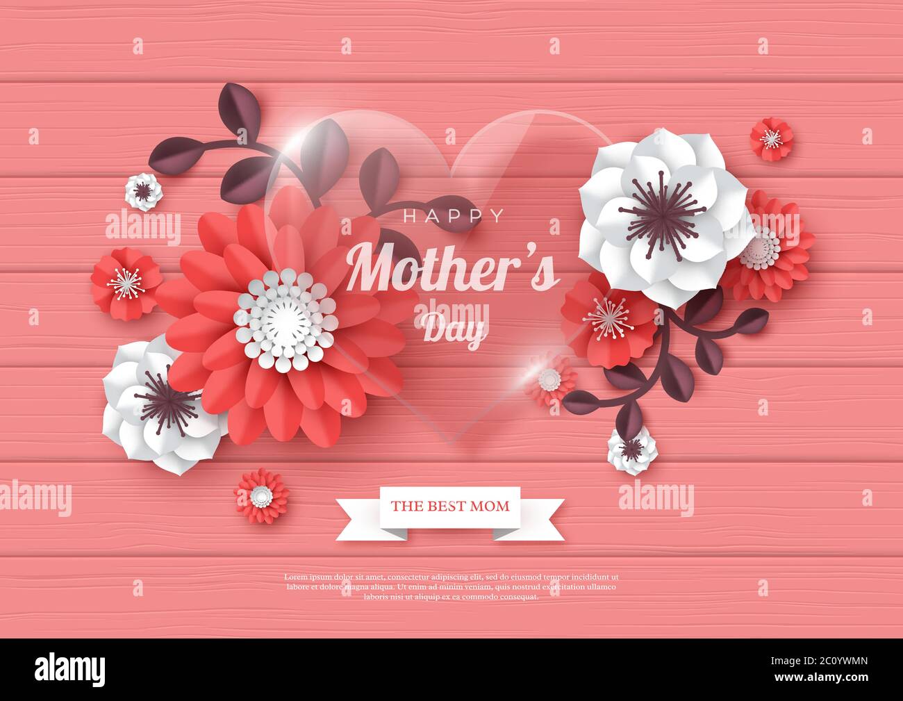 Happy Mothers day greeting card Stock Vector Image & Art - Alamy
