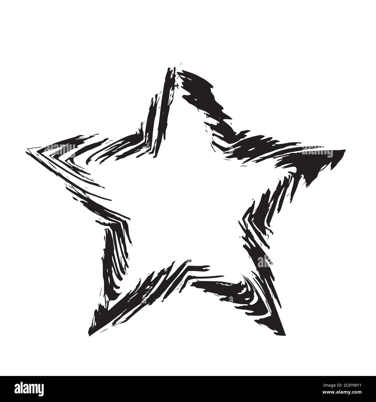 star patriot symbol grunge vector shape Stock Photo - Alamy
