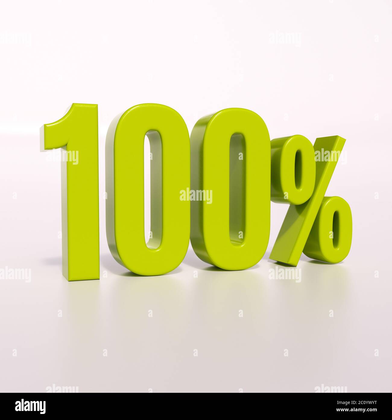 Percentage sign, 100 percent Stock Photo - Alamy