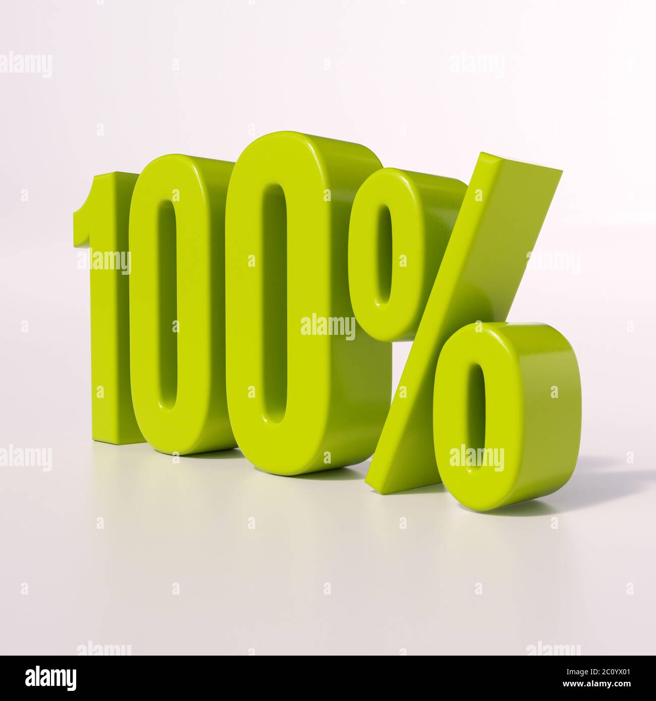 Percentage sign, 100 percent Stock Photo - Alamy