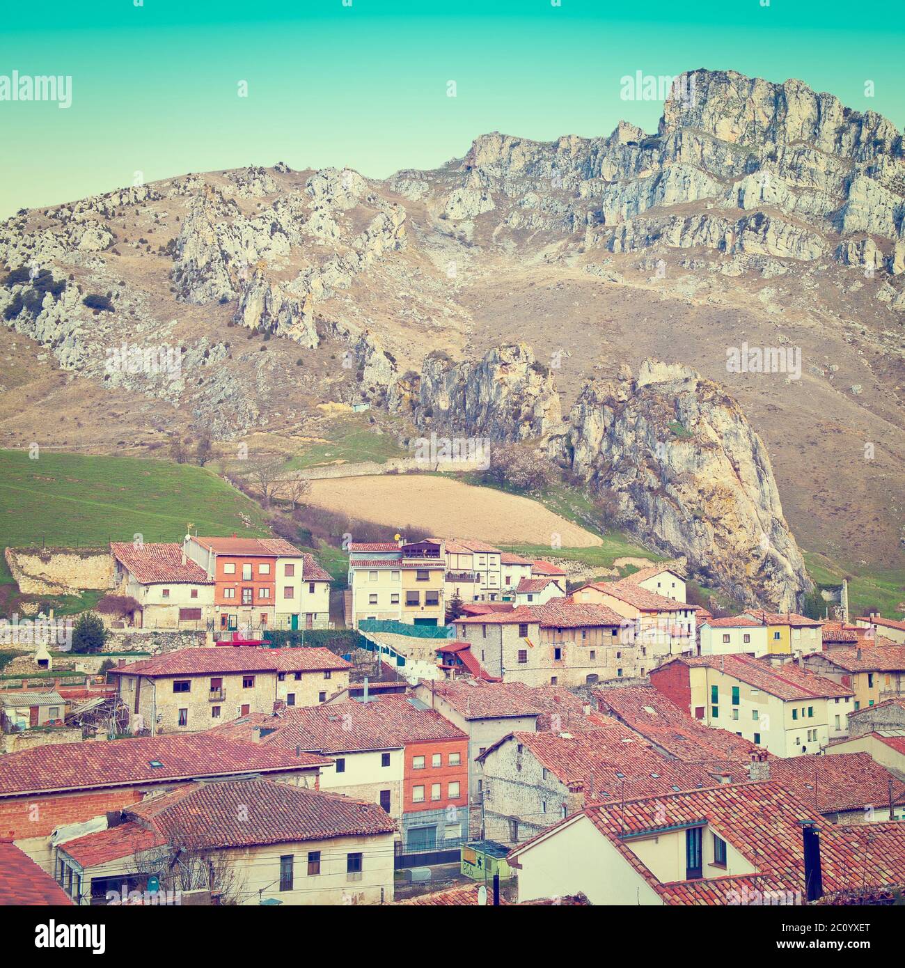 Spanish City Stock Photo - Alamy
