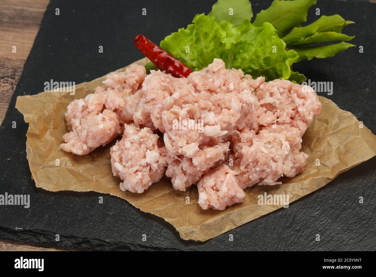 Homemade pork minced meat ready for cooking Stock Photo - Alamy