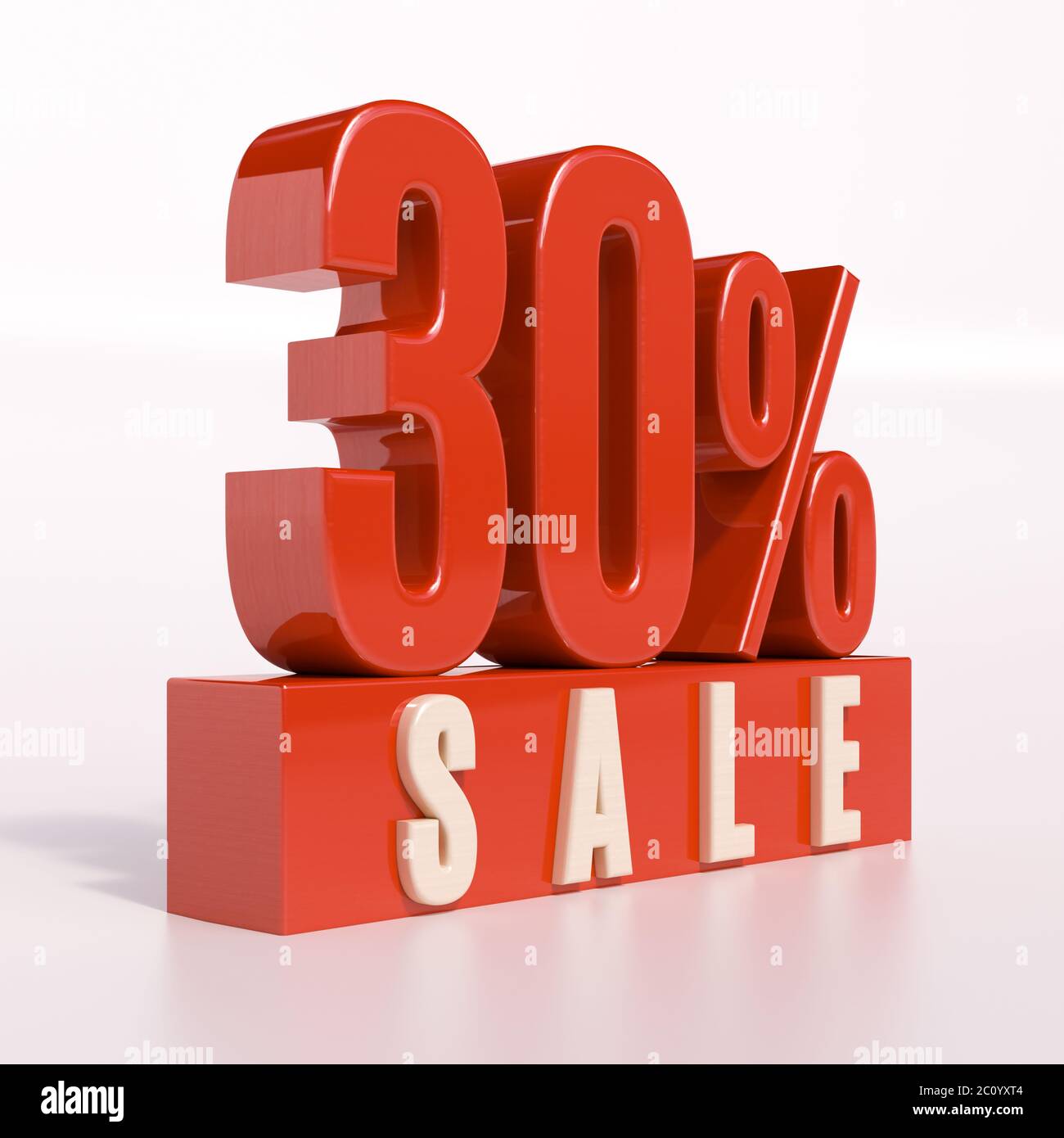 Percentage sign, 30 percent Stock Photo - Alamy