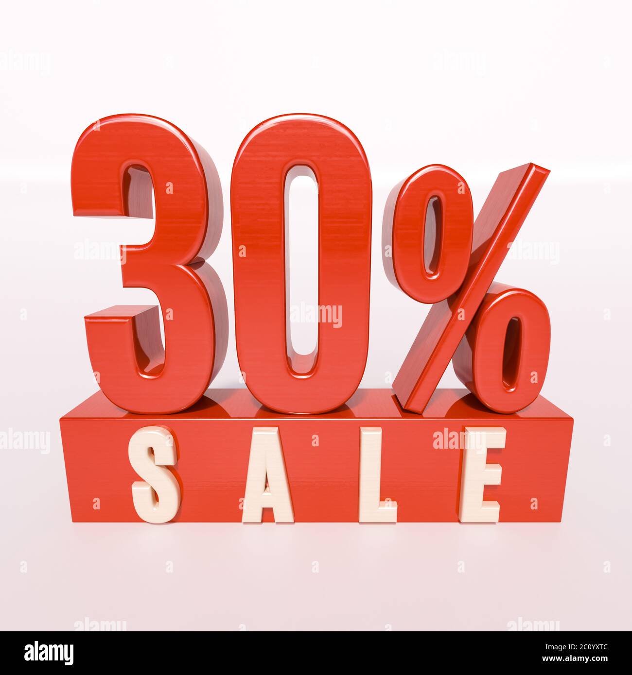 Percentage sign, 30 percent Stock Photo - Alamy