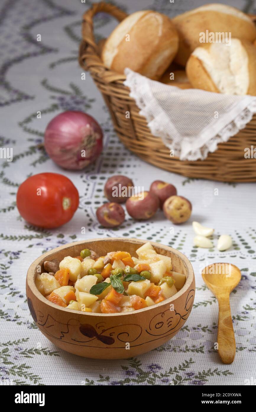 Traditional peruvian meal Matasquita Stock Photo - Alamy