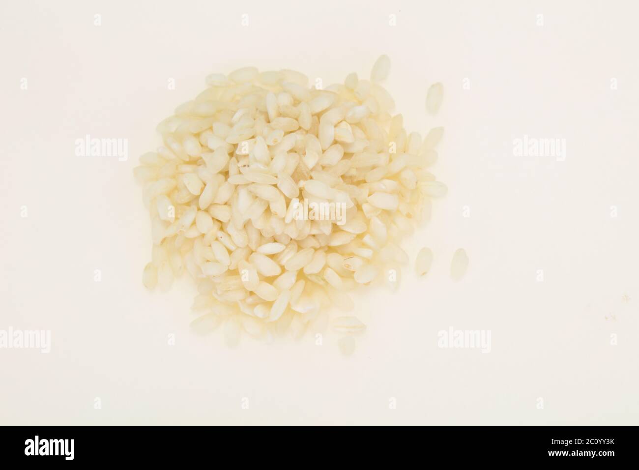 Raw Arborio rice for Italian Risotto Stock Photo - Alamy