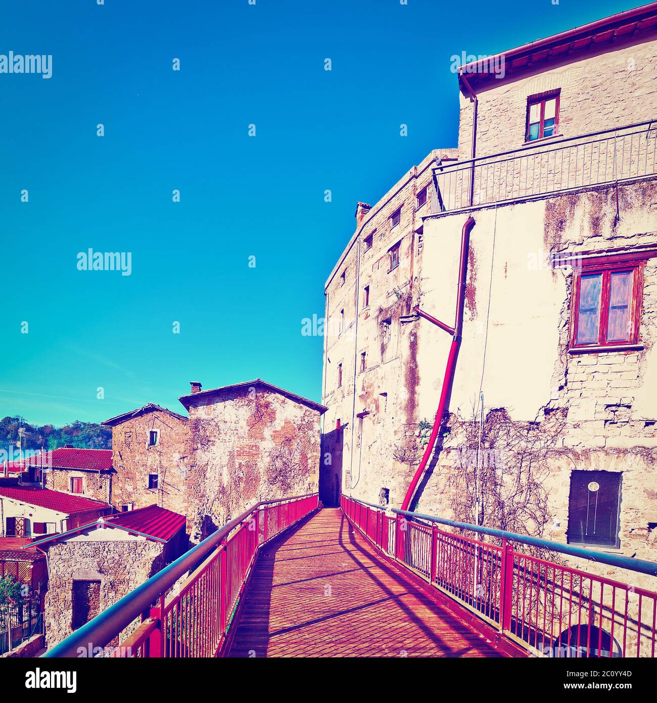 Medieval broken bridge hi-res stock photography and images - Alamy