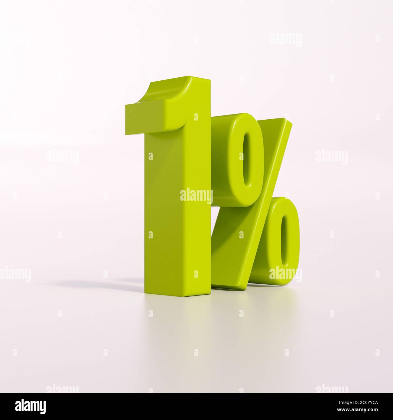 Percentage sign, 1 percent Stock Photo - Alamy