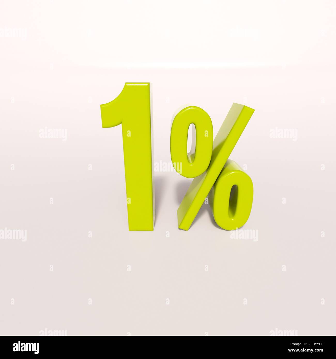 Percentage sign, 1 percent Stock Photo - Alamy