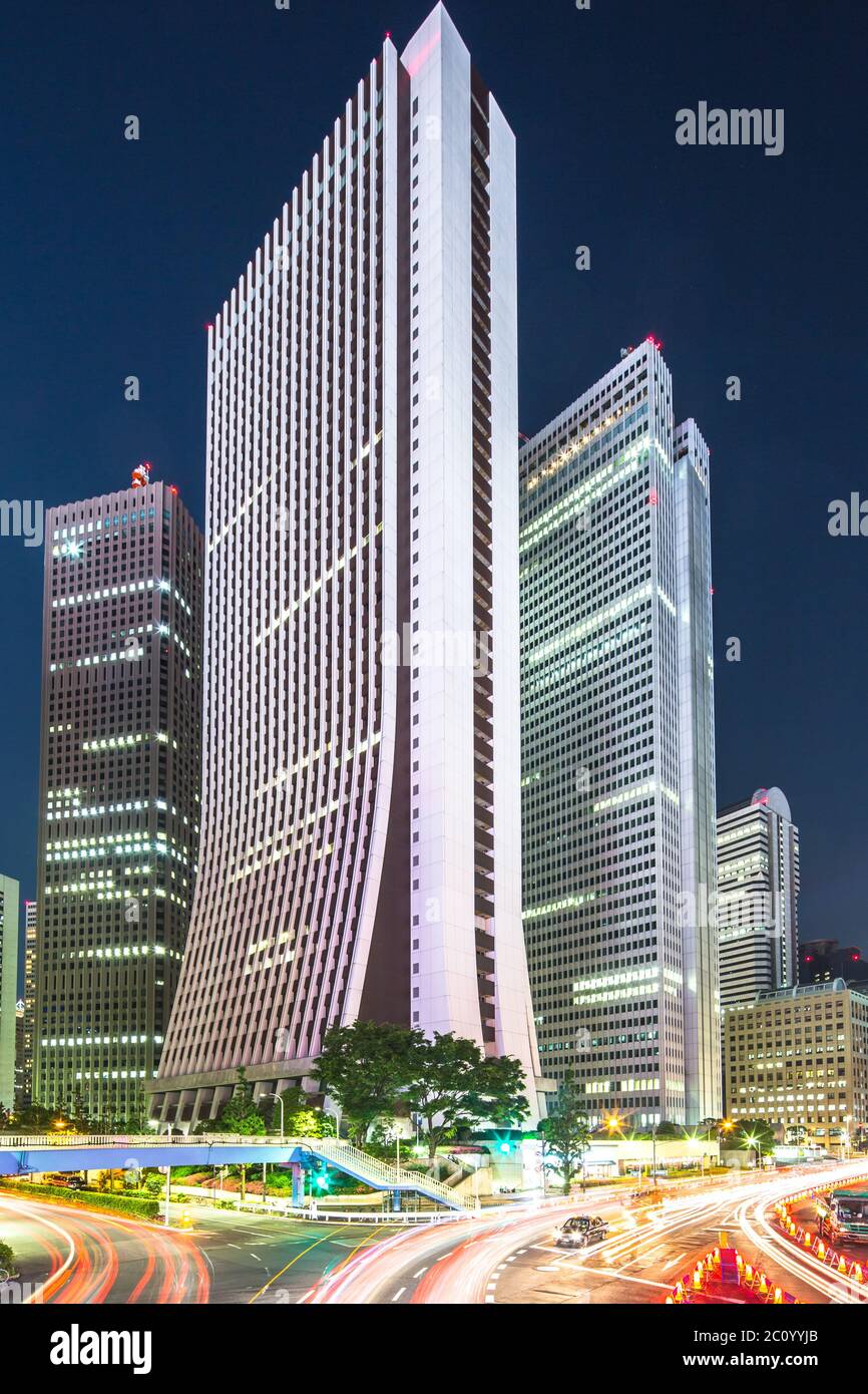 modern office building in business center in tokyo Stock Photo - Alamy