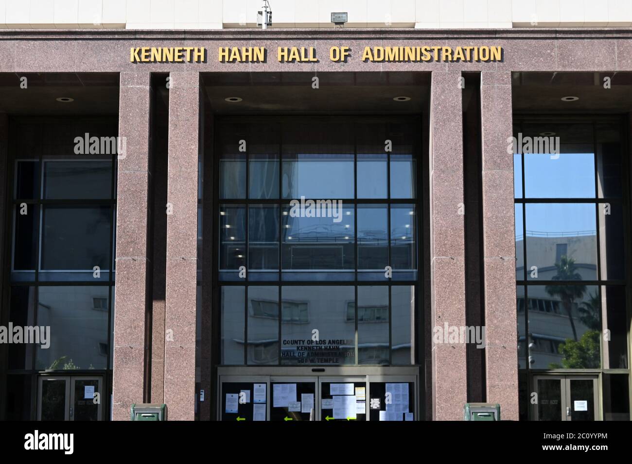 Los Angeles, United States. 06th June, 2020. The Kenneth Hahn Hall of ...