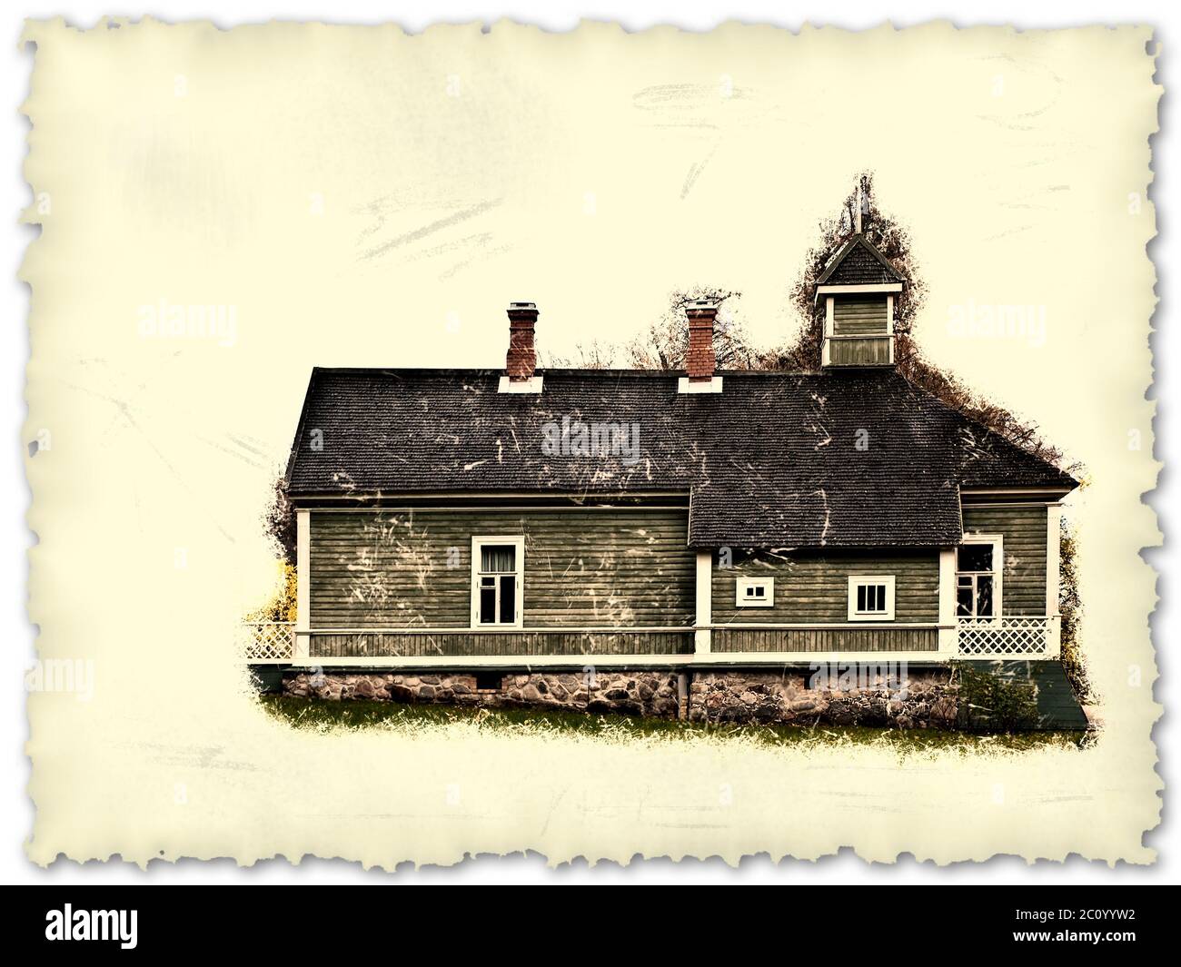 Paper log house hi-res stock photography and images - Alamy