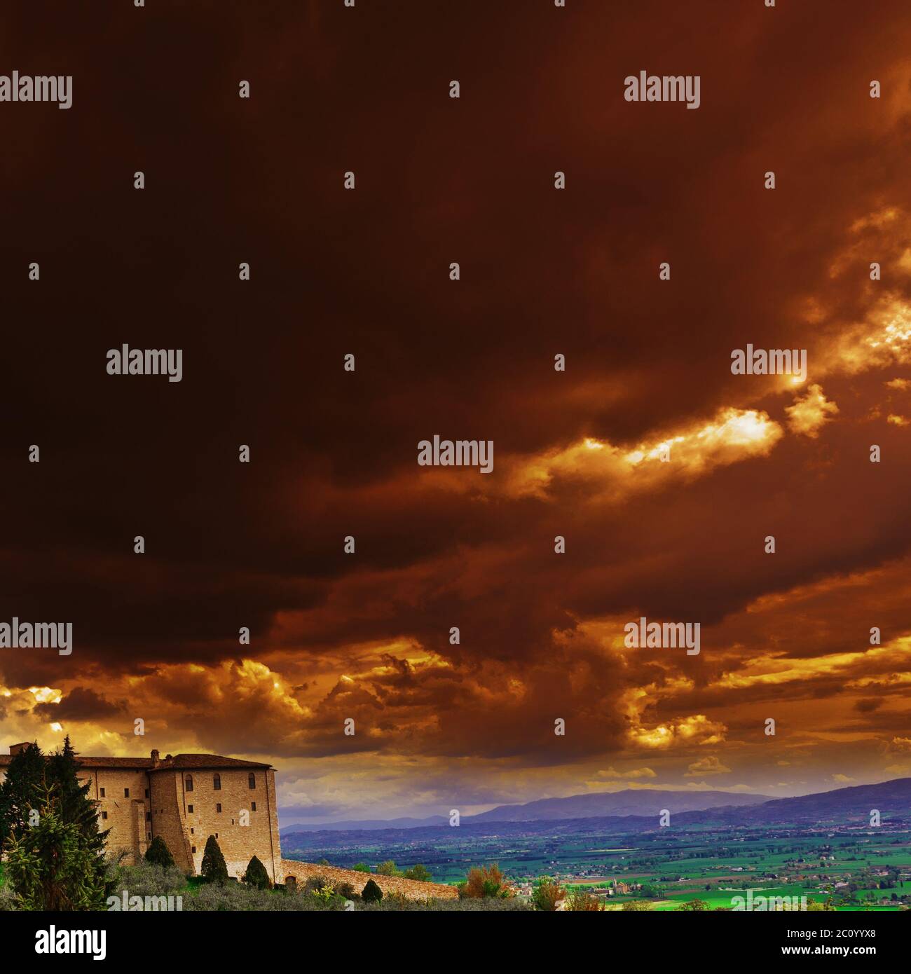 Assisi valley view of assisi hi-res stock photography and images - Alamy